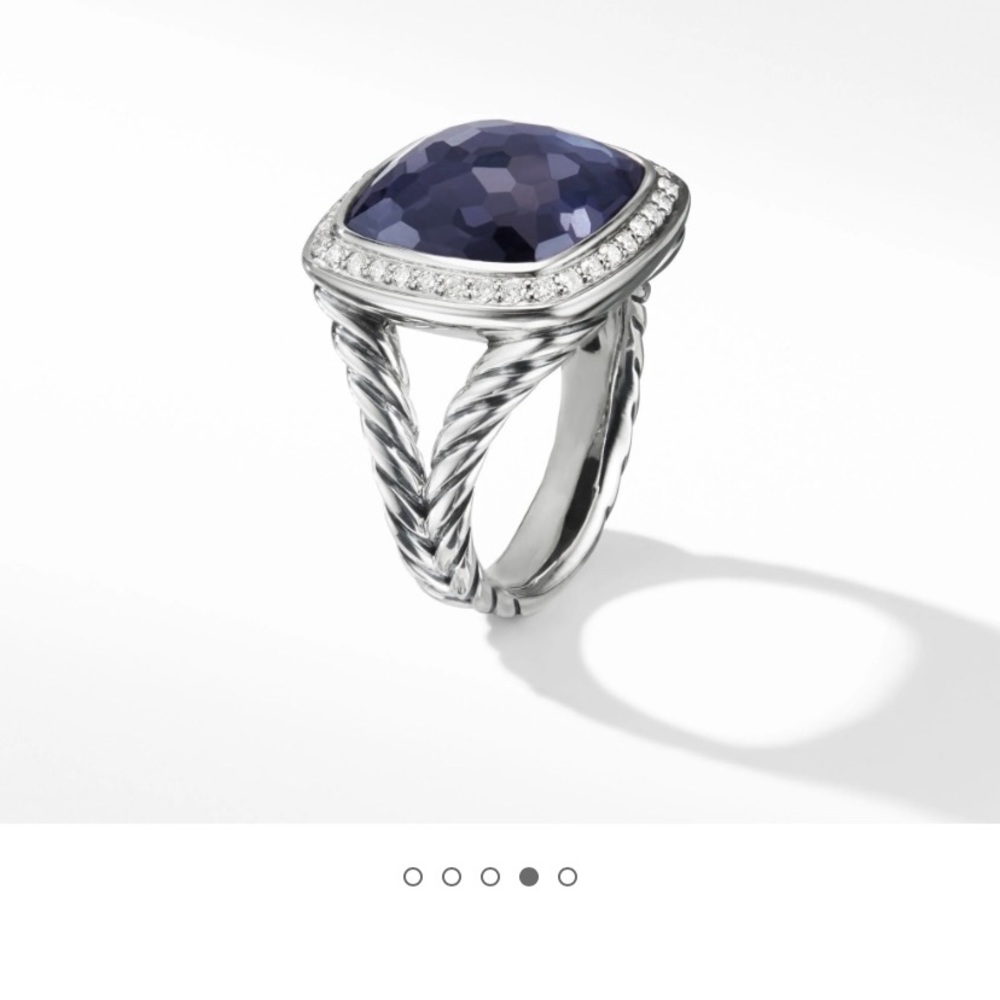 David Yurman Ring - Gorgeous Black Orchid + Diamonds - Gem